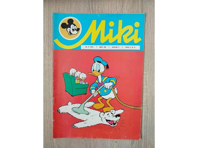 Antikvarni strip revija MIKI broj 209 (22.10.1970)