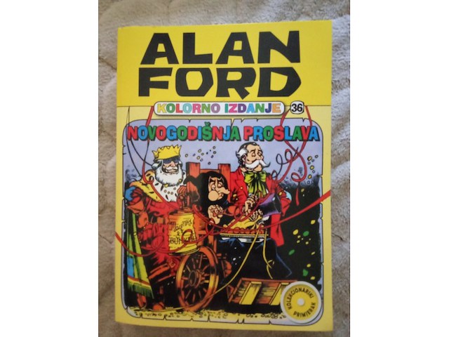 Alan Ford kolorno izdanje broj 36 Novogodišnja proslava