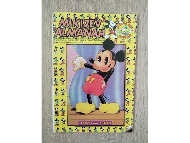 Mikijev almanah broj 259 (Januar 1989) Odličan