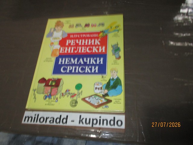Ilustovani rečnik engleski nemački srpski