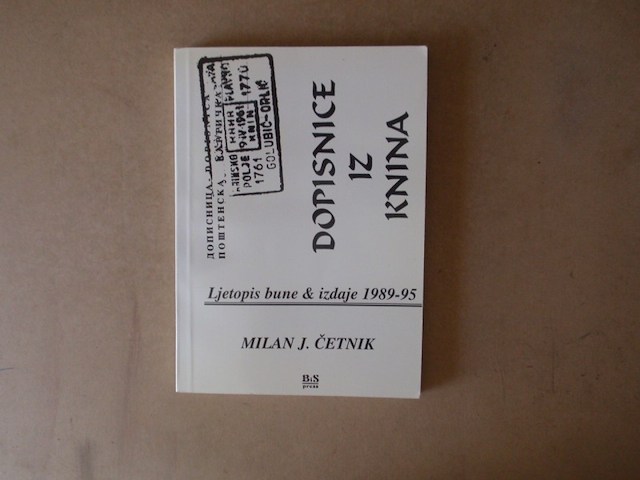 Milan Četnik - DOPISNICE IZ KNINA