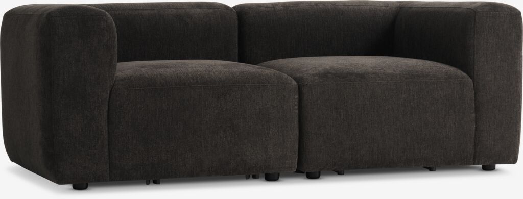 Modularna garnitura SKEJBY 2 os. tamno braon tkanina