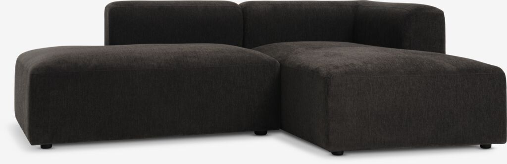 Modularna garnitura SKEJBY 2 os. lenjivac/otv. tamno braon