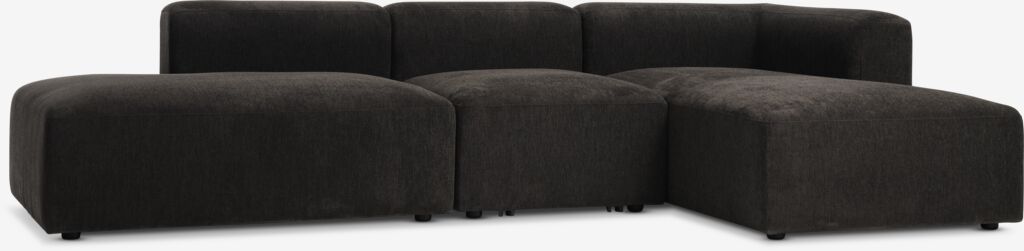 Modularna garnitura SKEJBY 3 os. lenjivac/otvorena tam.braon