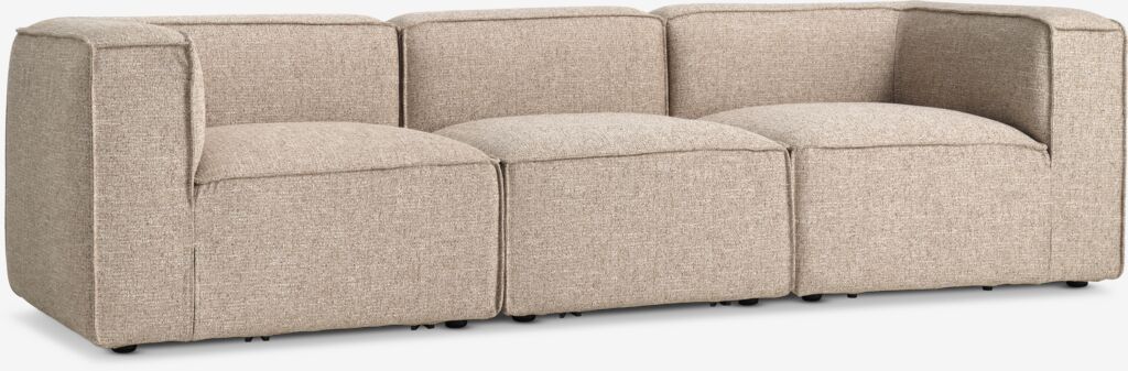 Modularna garnitura SKIBBY 3 os. pesak tkanina