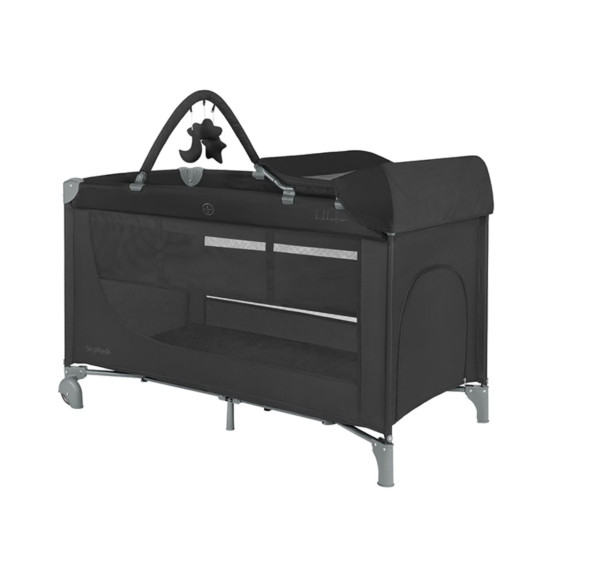 Kikka boo Krevetac So Gifted PLUS premium 2 nivoa sa pultom Black KKB11142