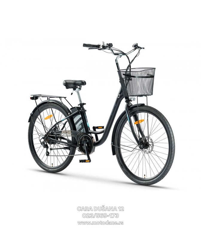 Električni bicikl 28 BARCELONA 250W 36V 10.4Ah lithium crna MAT