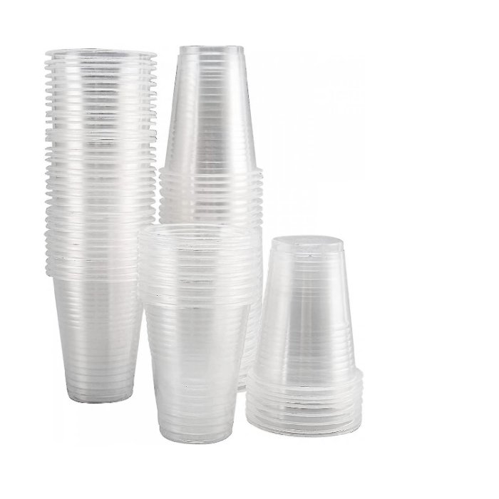 Čaša PVC providna Prefera 0.2l 1/100