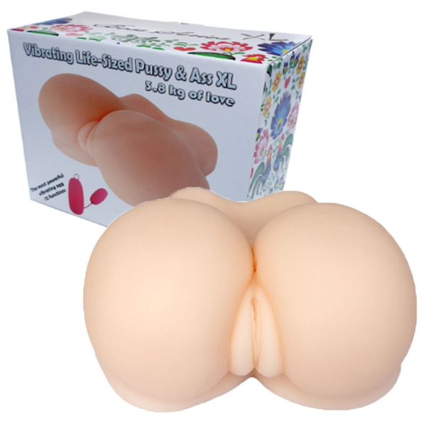 Vib. Live-sized pussy and ass XL