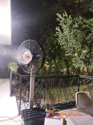 Ventilatori sa vodenim rasprsivacem, iznajmljivanje