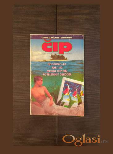ČIP br. 8 februar 1995 – retro računarski časopis – Pentium, IBM, 3D Studio, AI