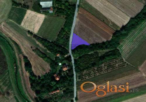 Lep plac za gradnju, 755m2, na putu Mezgraja-Donja Toponica