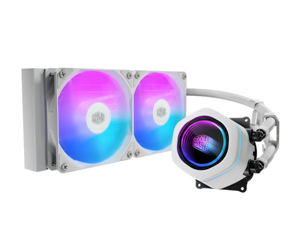 COOLER MASTER MasterLiquid Core Nex 240 White vodeno hlađenje belo (MLX-D24M-A18PA-RW) (CPU01931)