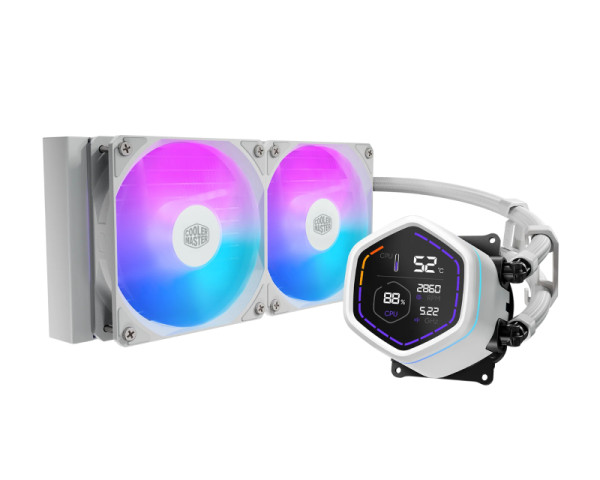 COOLER MASTER MasterLiquid Core Nex Digital 240 White vodeno hlađenje belo (MLX-D24M-A18PW-RD) (CPU01932)