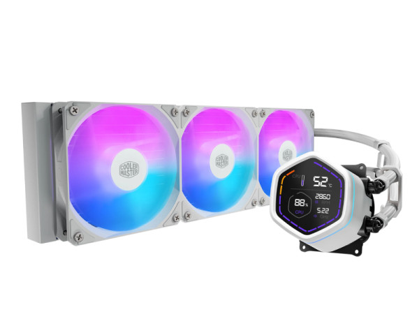 COOLER MASTER MasterLiquid Core Nex Digital 360 White ARGB vodeno hlađenje belo (MLX-D36M-A18PW-RD) (CPU01933)