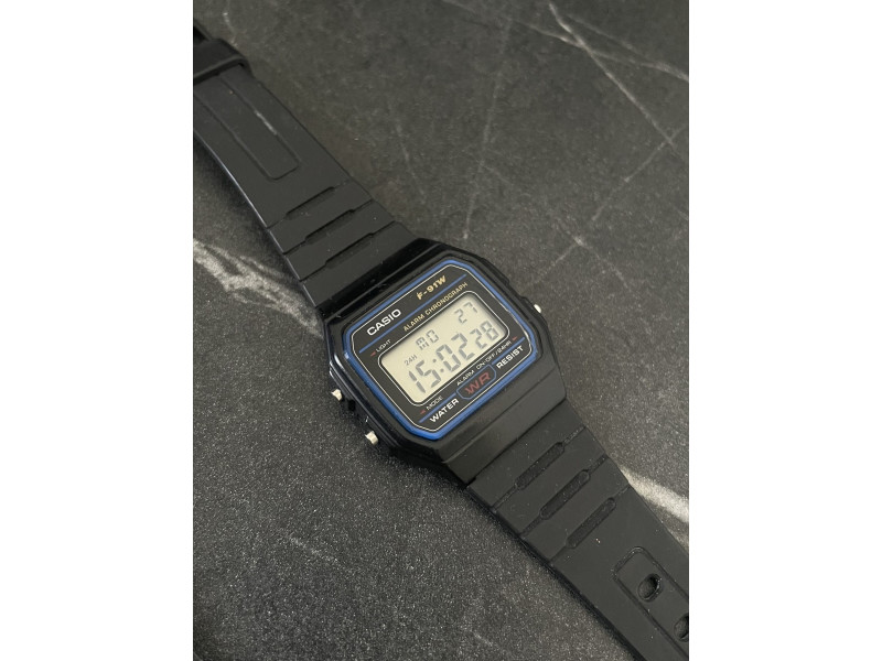 Casio F-91W Alarm Chronograph KAO NOV