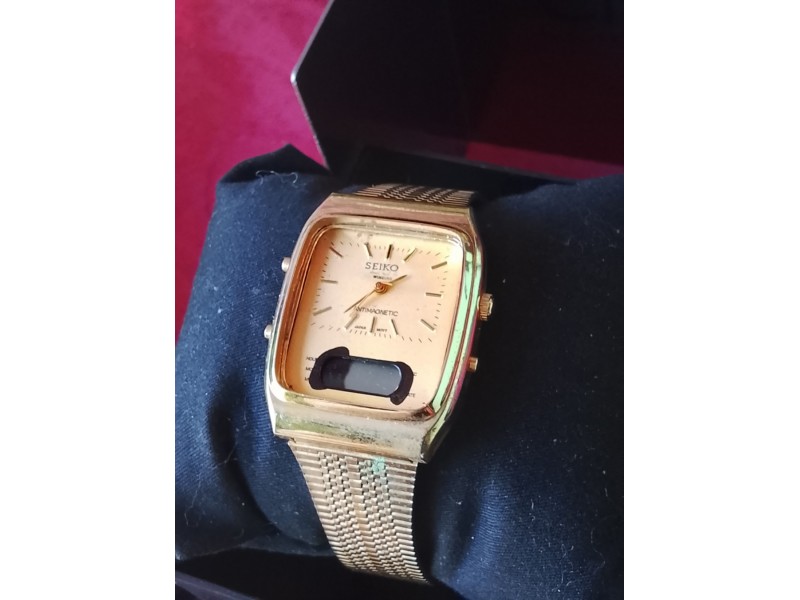 Seiko mehanicko digitalni sat retko