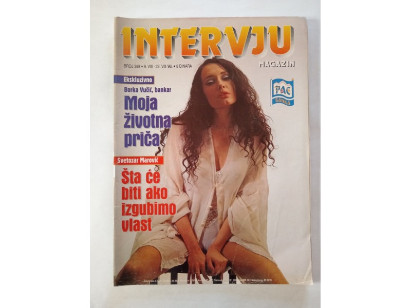 INTERVJU broj 388 od 9 do 23.8. 1996.