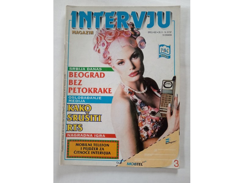 INTERVJU broj 402 od 28.2 do 14.3. 1997