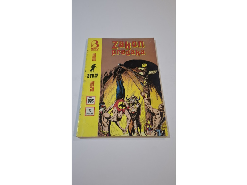 ZAGOR ZS 995 "ZAKON PREDAKA"