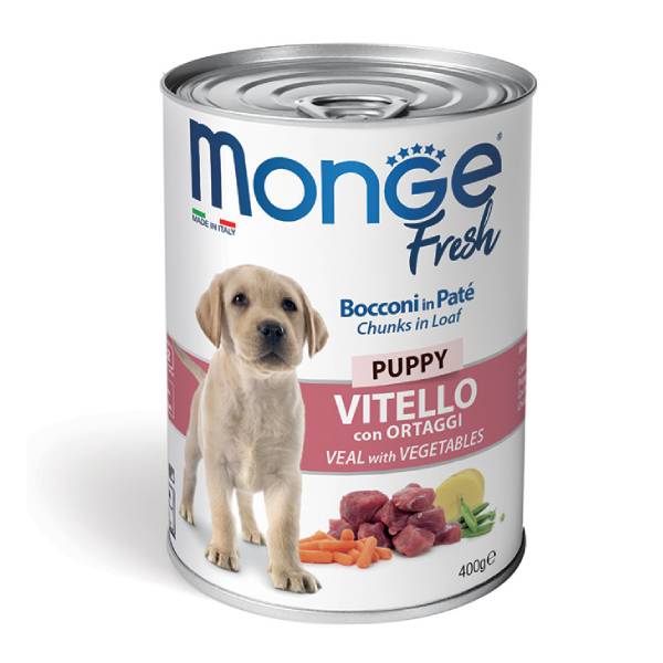 Monge Fresh Puppy Dog Teletina, 400g