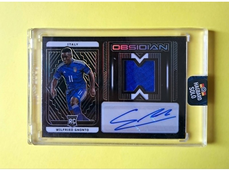 Wilfried Gnonto /67 RUKI Autogram Patch OBSIDIAN