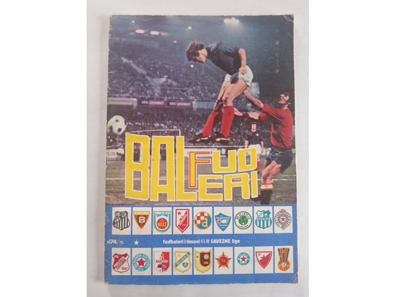 Fudbaleri i timovi 1974-75 - POPUNJEN ALBUM