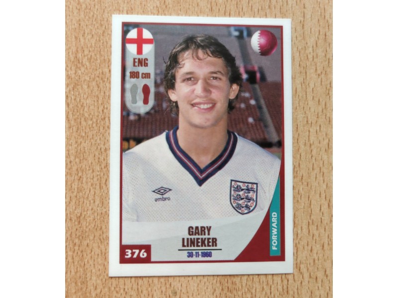 Gary LINEKER slicica - QATAR 2022 Rafo
