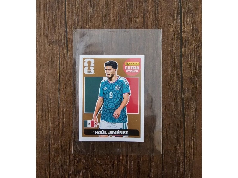 Extra sticker - Raul Jimenez bronza