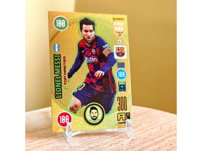 Lionel MESSI Gold Top master - FIFA 365 2021 Panini