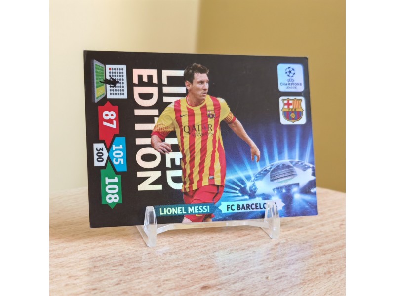 Lionel MESSI Limited - Champions league 13-14 Panini