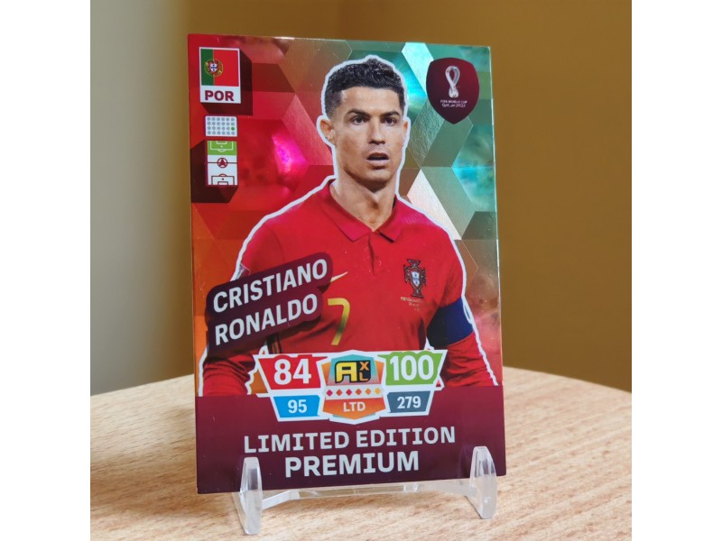 Cristiano RONALDO PREMIUM Limited - QATAR 2022 Panini