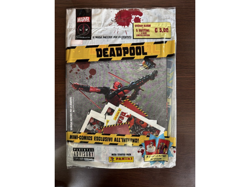 Panini Deadpool… starter pack … NOVO !!!!