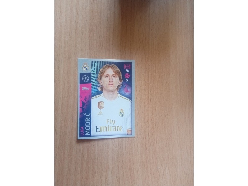Liga šampiona 2019-20 Topps broj 396 Modrić