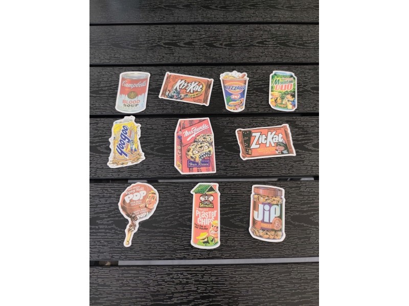 LOT OD 10 BRAND JOKE STIKERA