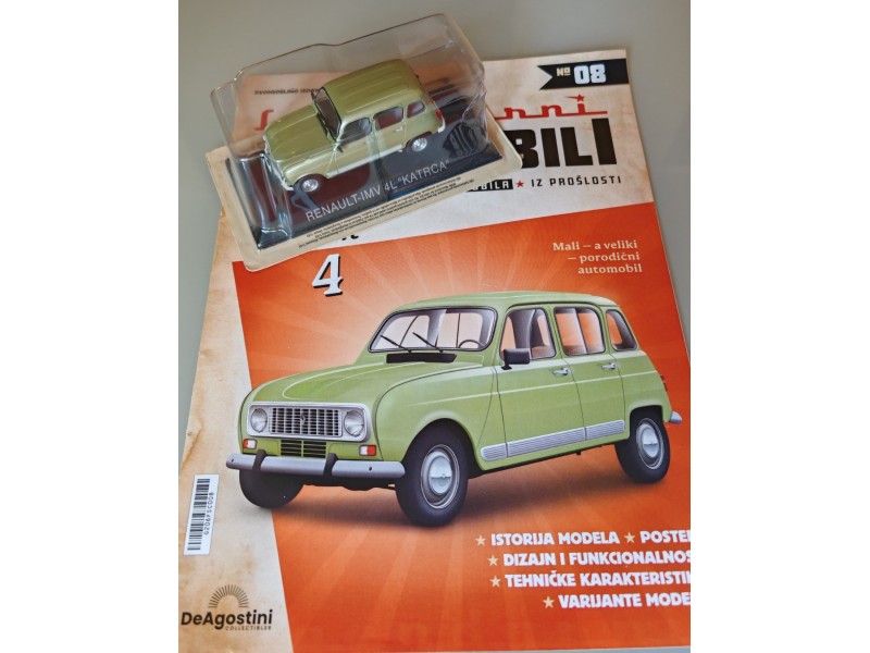 RENAULT 4 - Legendarni automobili br. 8 DeAgostini!