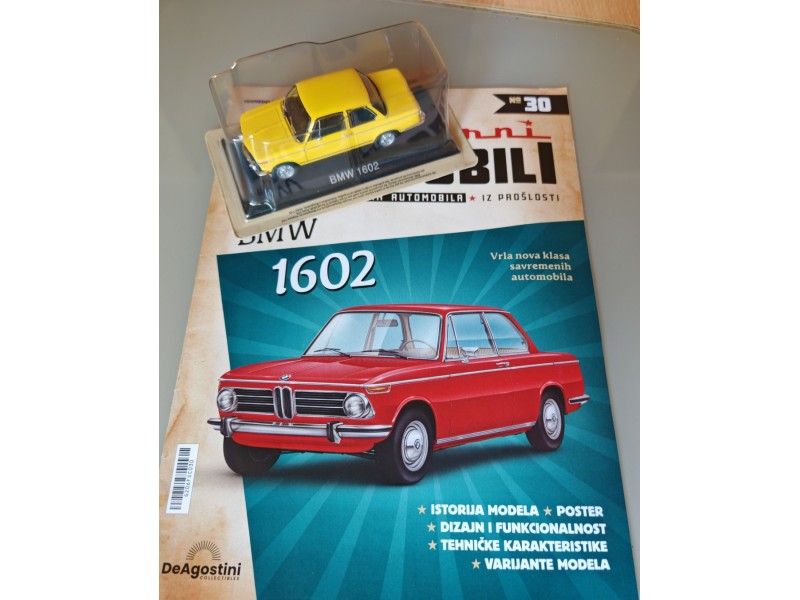 BMW 1602 - Legendarni automobili br. 30 DeAgostini!