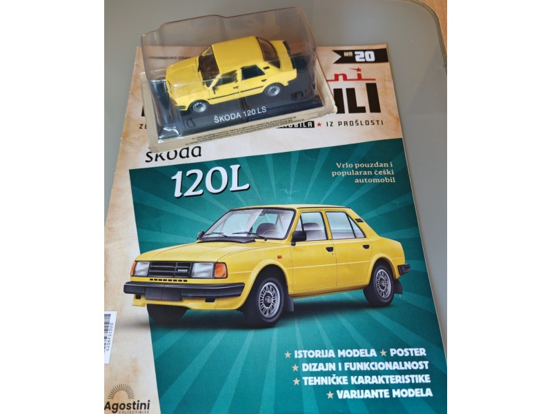 SKODA 120L - Legendarni automobili br. 20 DeAgostini!