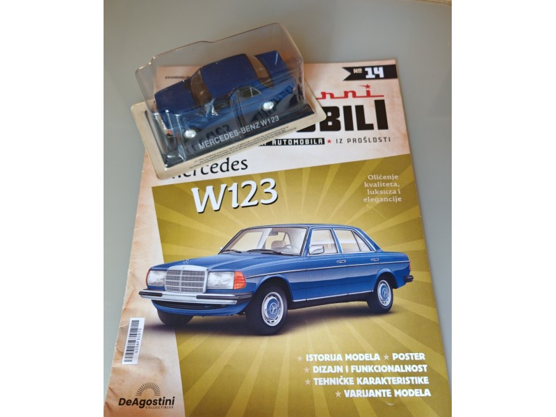 MERCEDES W123 - Legendarni automobili br. 14 DeAgostini