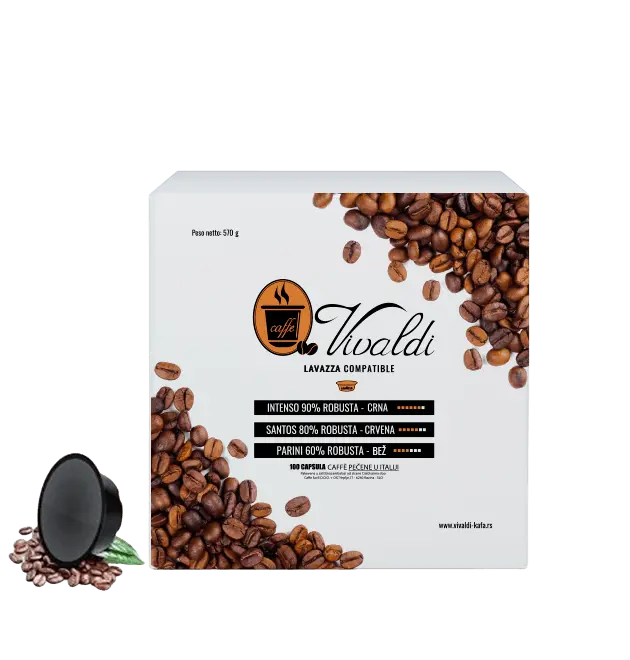 Vivaldi Lavazza kompatibilne kapsule MIX 100x