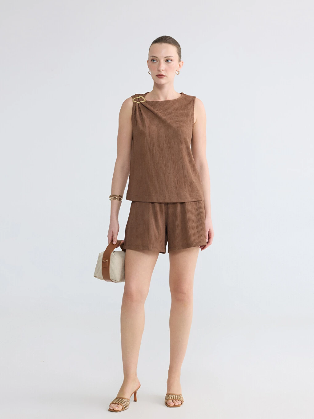 LCW EVERYDAY Nabrana Bluza Sa Okruglim Izrezom