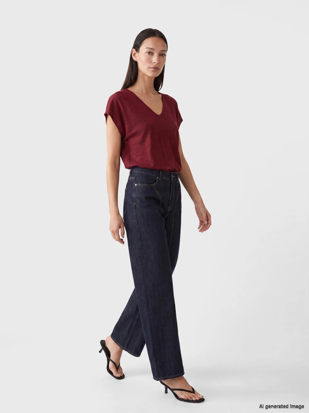 LCW EVERYDAY Ženska Majica V Izrez