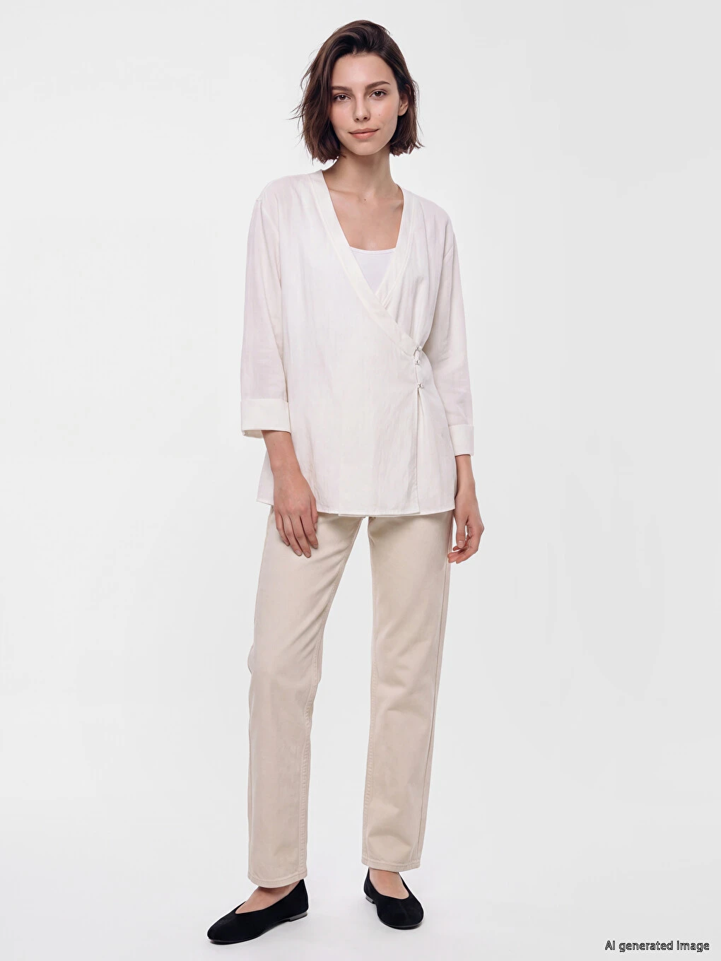 LCW Modest Ženski Kimono Sa Dvorednim Kopčanjem