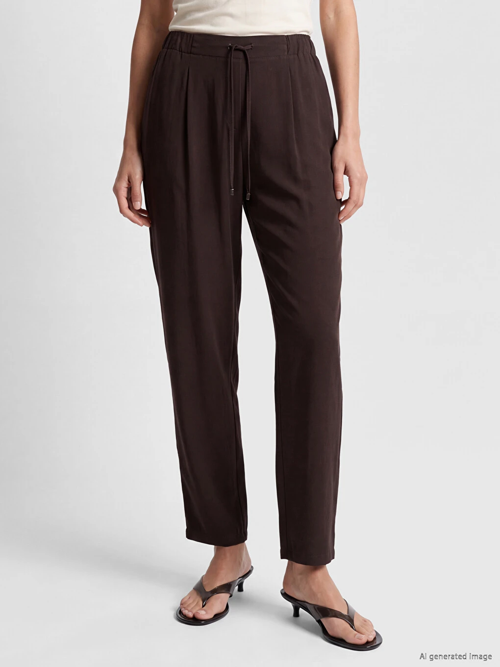 LCWAIKIKI Classic Ženske Pantalone Šargarepa Kroja Sa Elastičnim Strukom