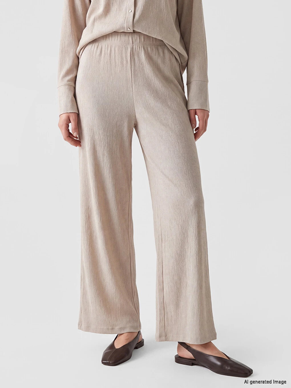 LCWAIKIKI Classic Elastični Struk Modal Mešavina Ženske Pantalone