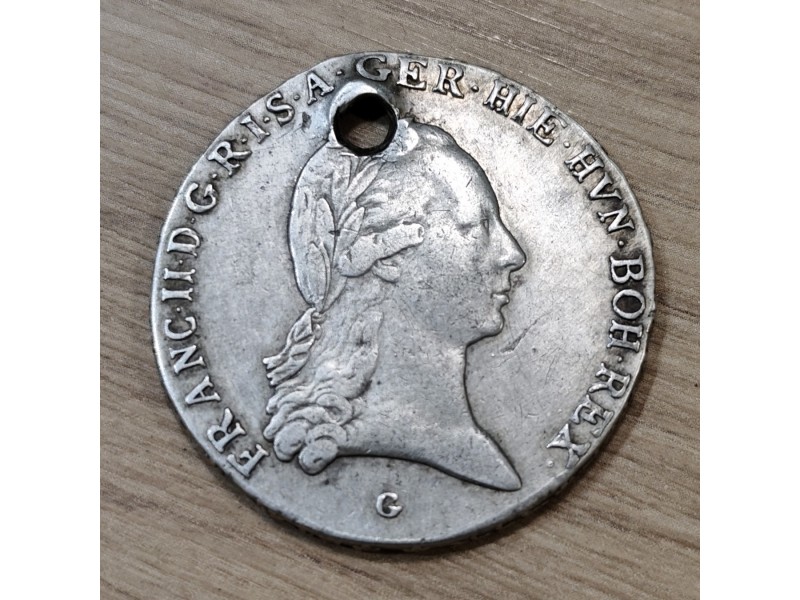 Srebrni talir 1797 G Franc II