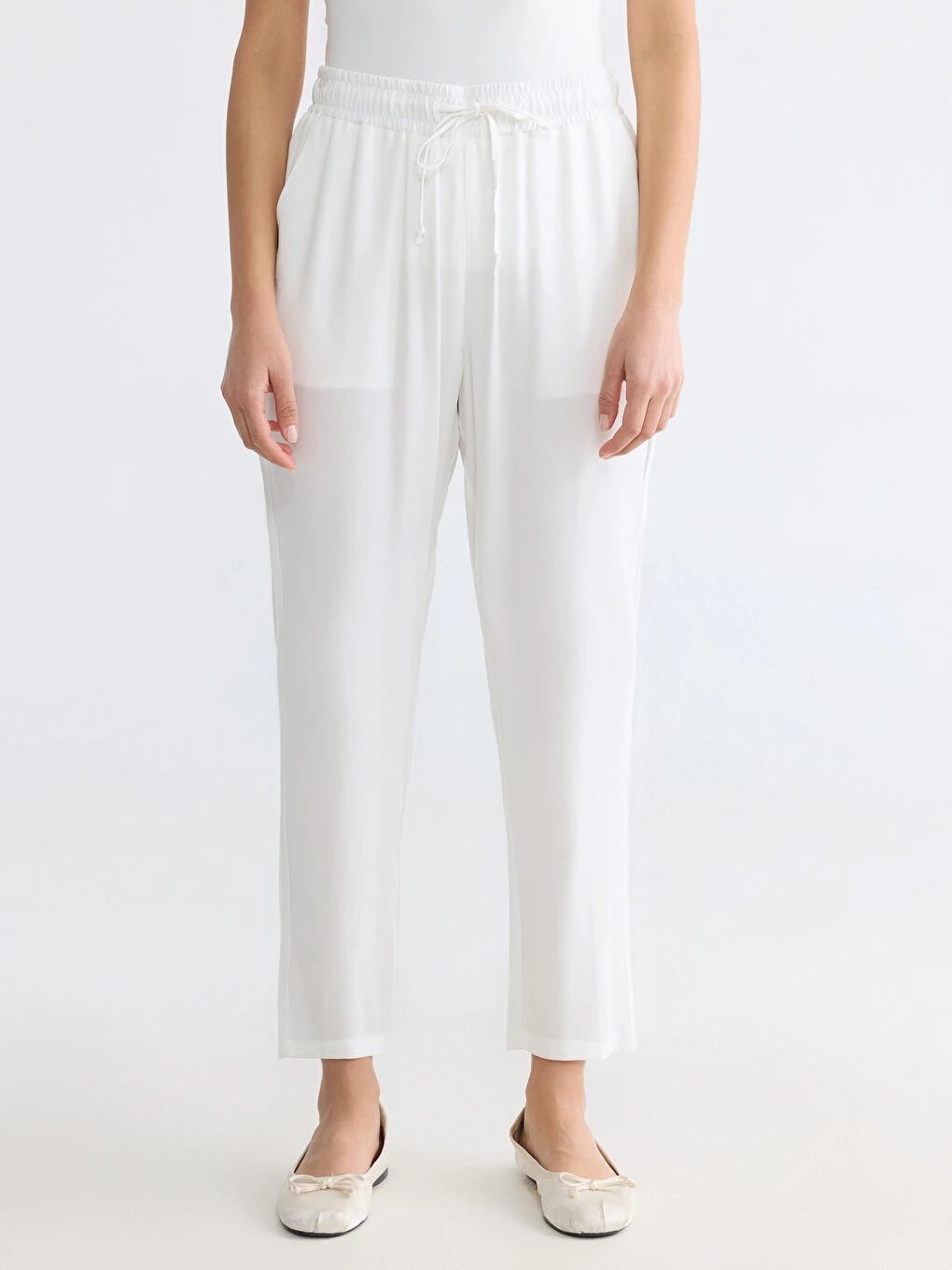 LCW Modest Ženske Pantalone Sa Elastičnim Strukom Regular Fit