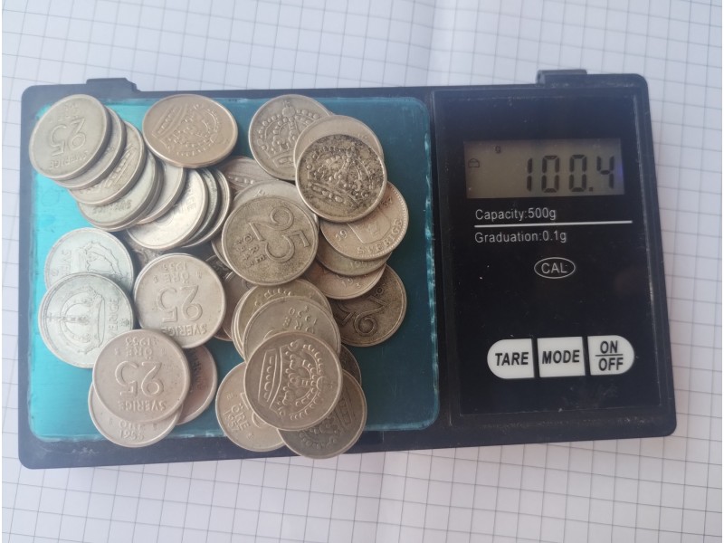Lot Svetskih srebrnjaka OCUVANI srebrnjaci srebro 100 g