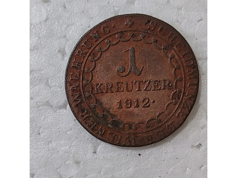 1 KREUZER 1812.