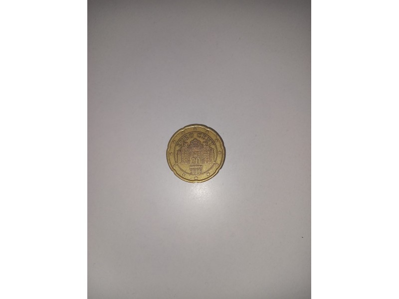 2018 Austrija 20 eurocent